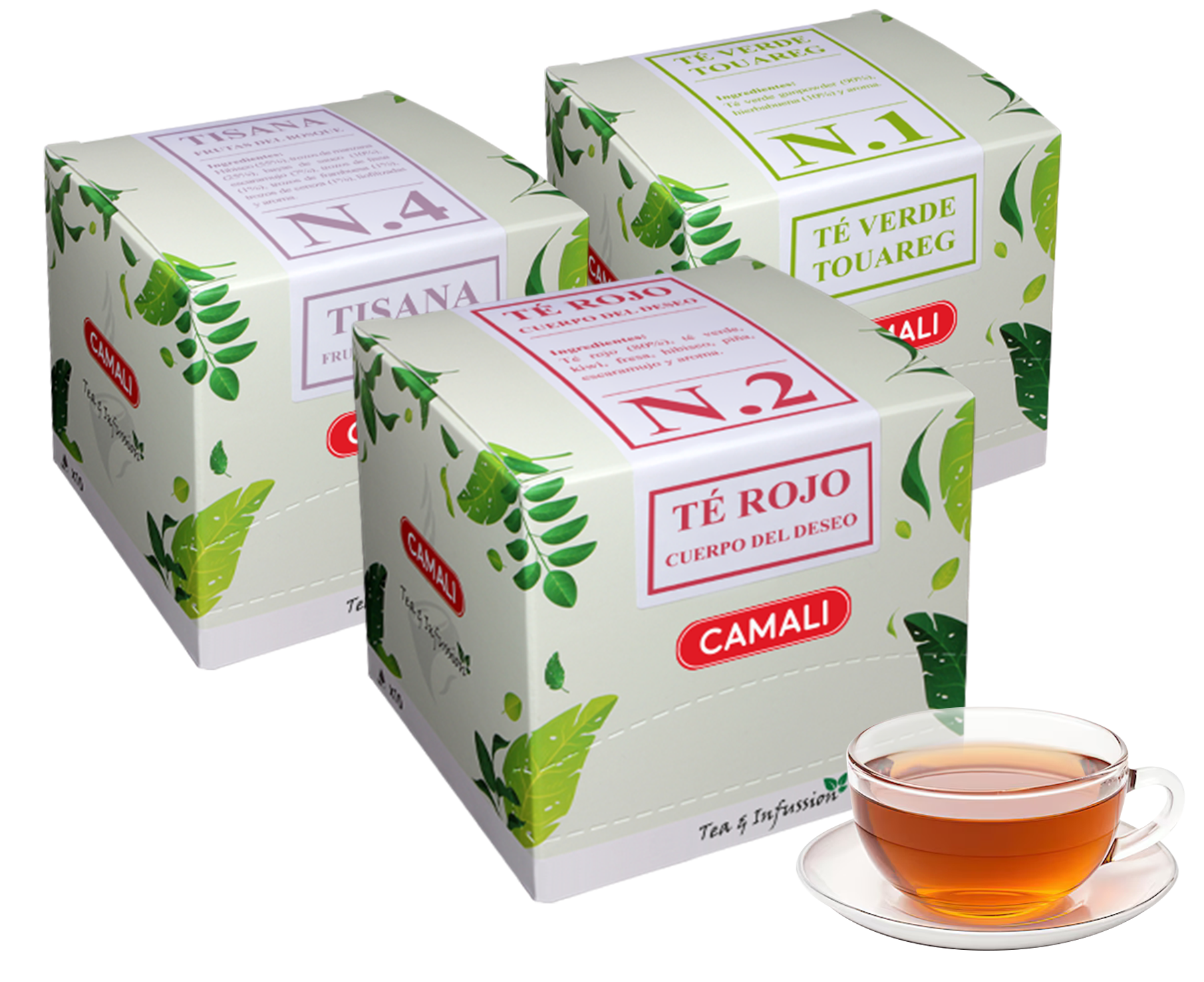 Tés e Infusiones Piramidales - Cafés Camali